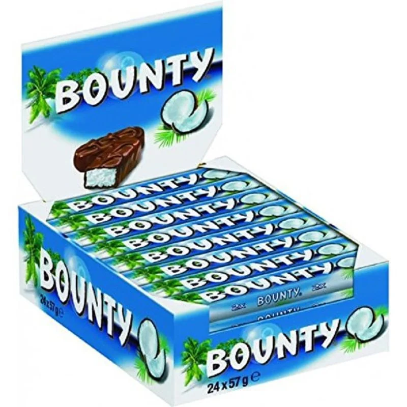 Bounty Coconut Milk Chocolate – 24 Pcs Box - Prodeal